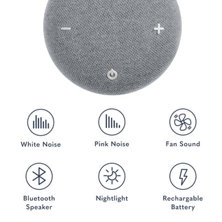 Snooz Go Travel White Noise Machine & Bluetooth Speaker